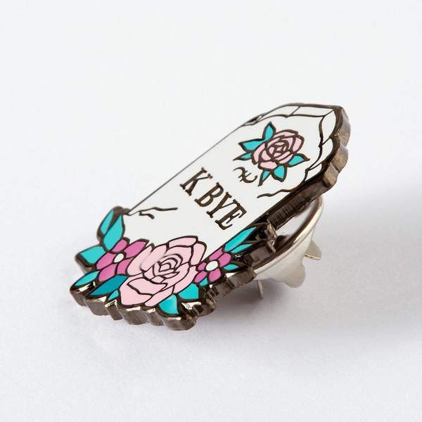 K - Bye Enamel Pin